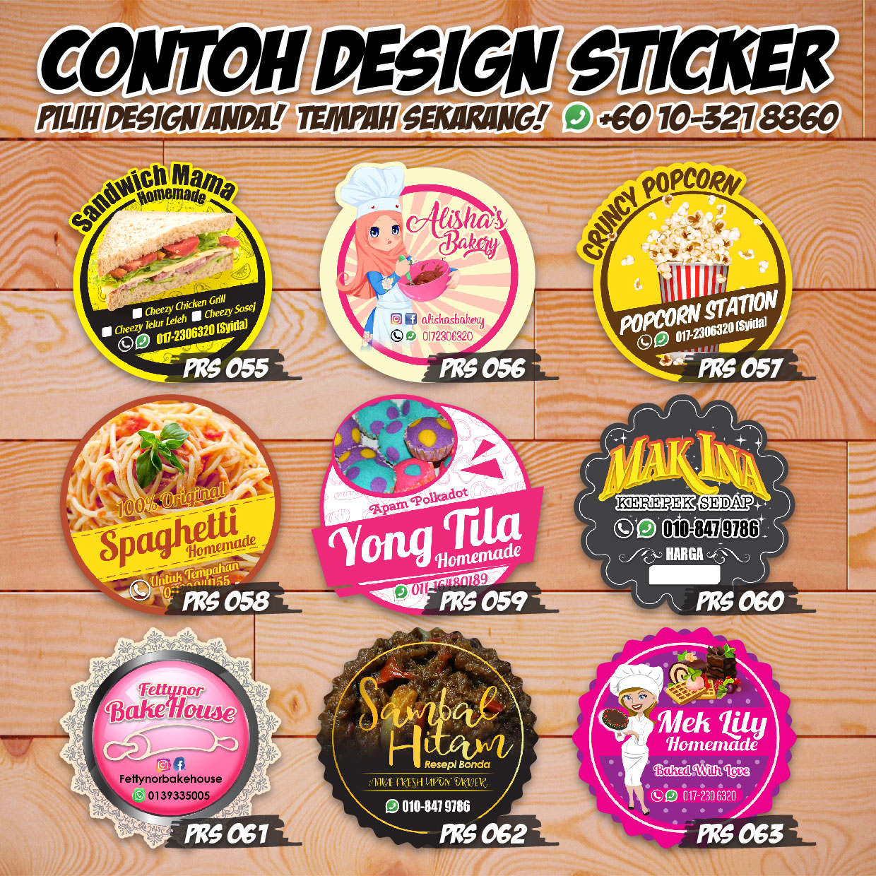 AZQA Label & Sticker: KOLEKSI LABEL STICKER PRODUK/ HOMEMADE