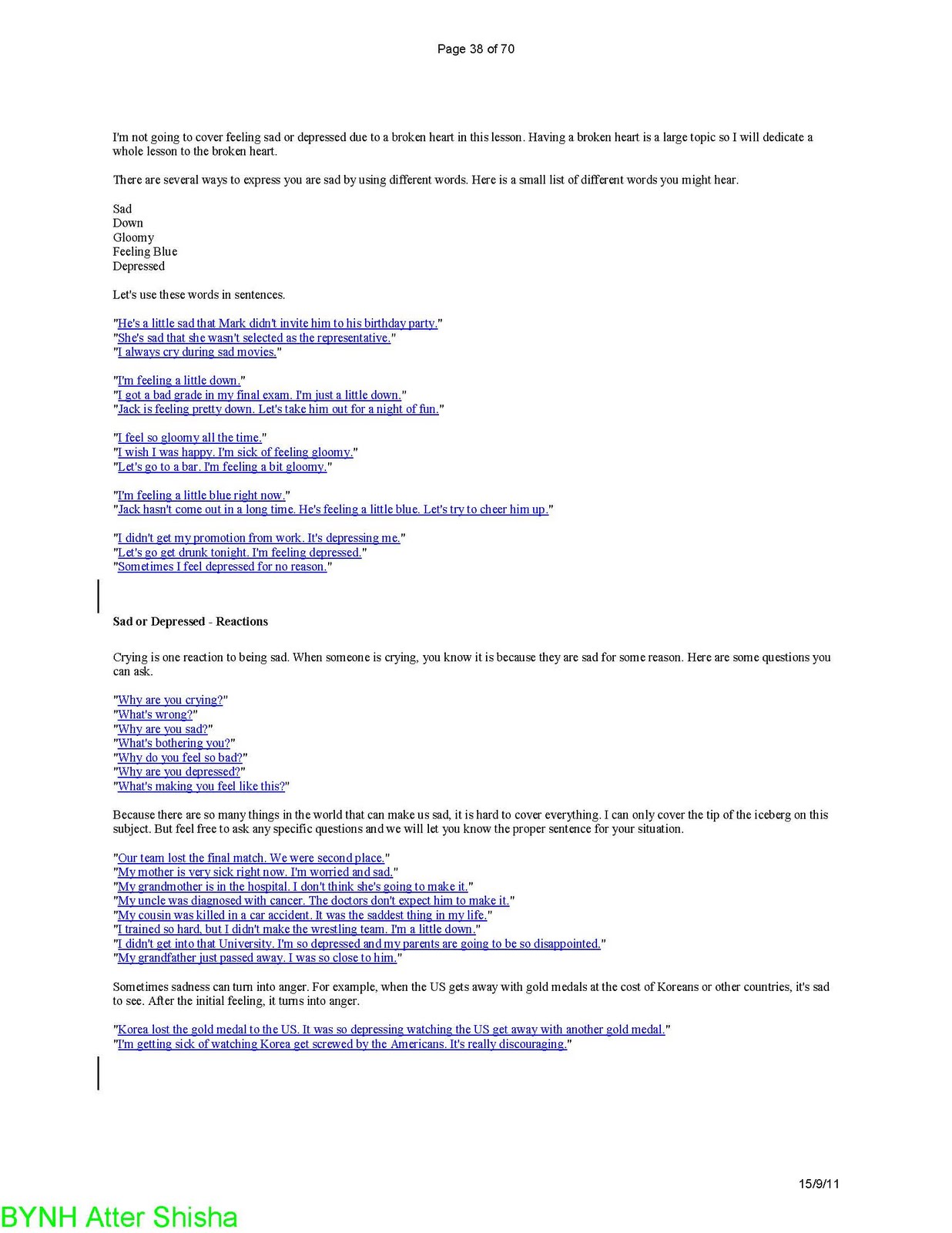 ATTER SHISHA - عطر شیشہ.MANSEHRA : Regular English Lesson Categories