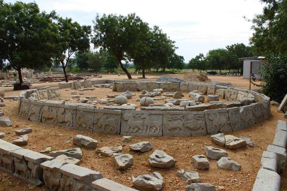 Journeys across Karnataka: Ruins of a Stupa, Kanaganahalli-Sannati