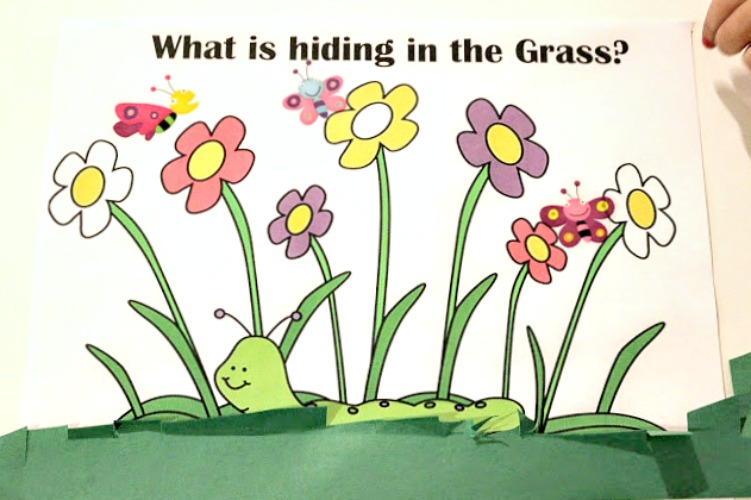 What Is Hiding In the Grass? Preschool Cutting Practice | School Time ...