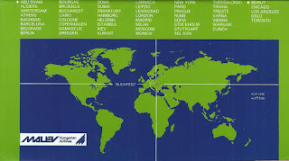 Airline memorabilia: Malév Hungarian Airlines (1990)