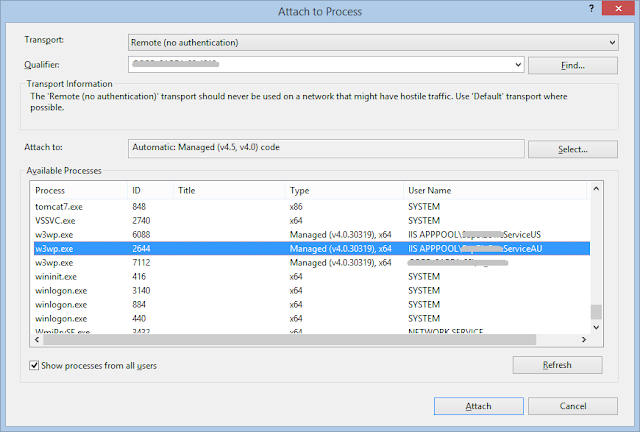 My Dev Talks: Remote Debugging a WCF Service