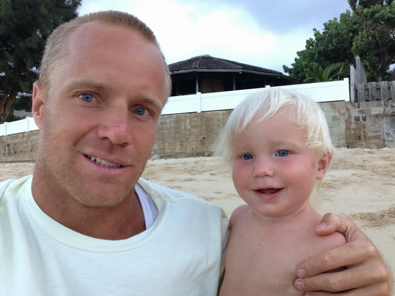 [ doug & becky + tucker & baby davey]