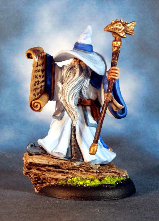 Miniatures for Roleplaying: Bones Galladon, Male Wizard