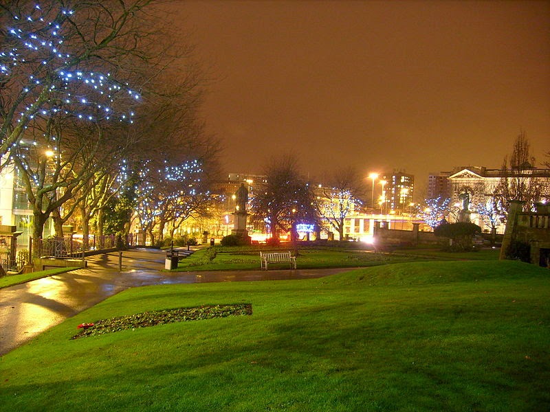 Liverpool: El centro de la ciudad, el centro de negocios y el mercado.