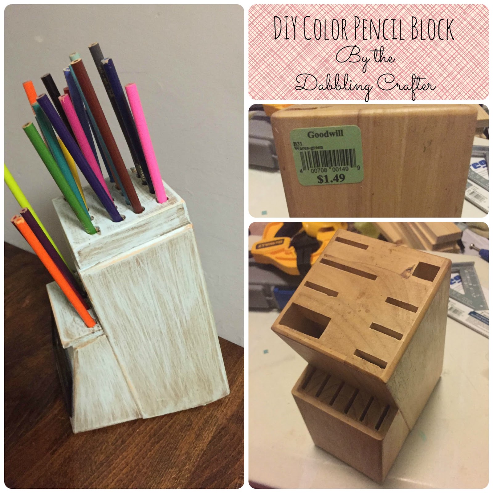 DIY Sunday: Color Pencil Block | The Dabbling Crafter