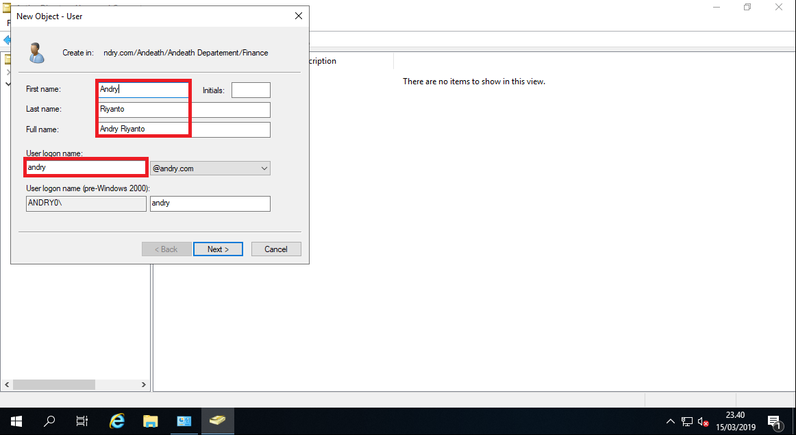 Cara Konfigurasi Active Directory di Windows Server 2019 - AndryTech