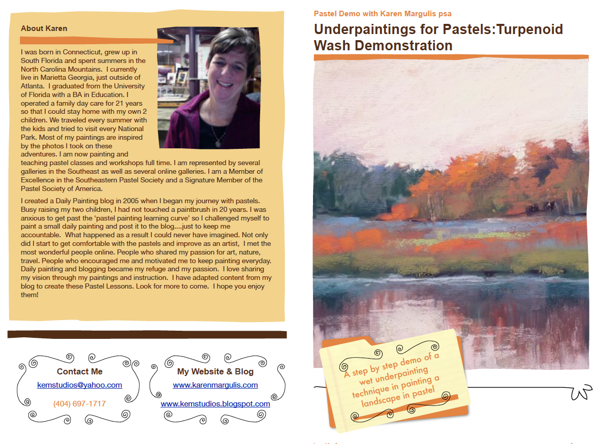 Painting My World: Painting Reflections with a Turpenoid Wash