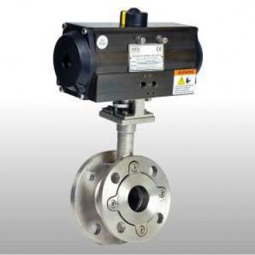 Aira Double Acting Actuator Flush Bottom Ball Valve CF8M 1 Inch