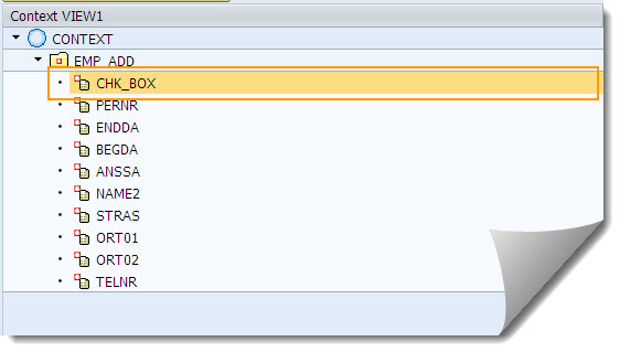 An SAP Consultant: SAP Web Dynpro ABAP - Check box on Table display