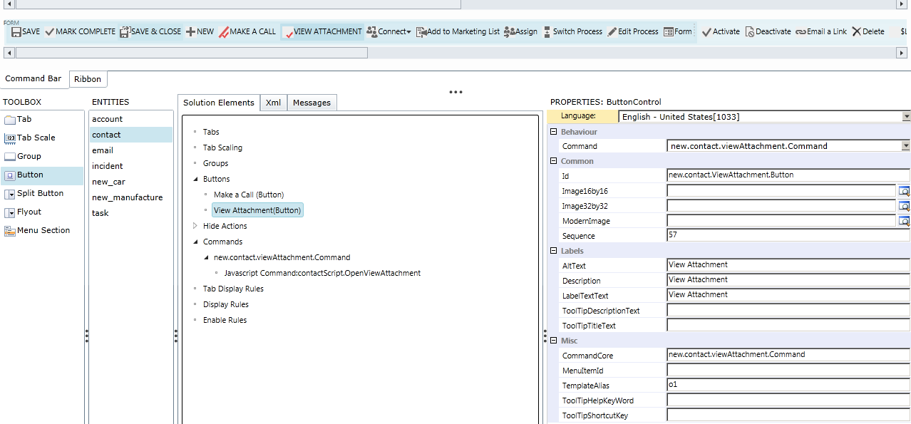 MS CRM Customization: View or Download All attachments for single record
