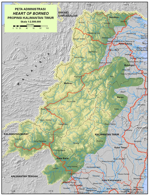 PT. ADITYA KIRANA MANDIRI: PETA KALTIM & BERAU