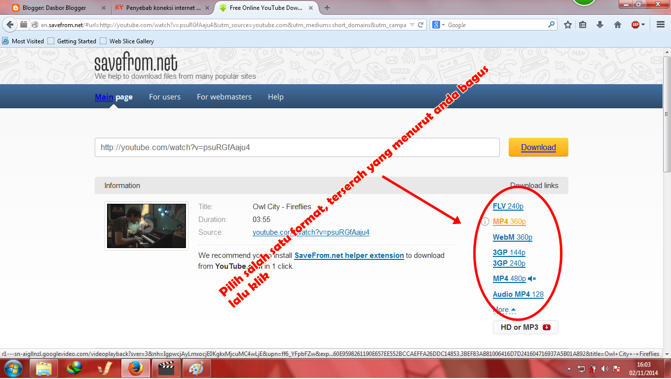 Tutorial Download Video di Youtube dengan "SS" , Simple kagak Ribet