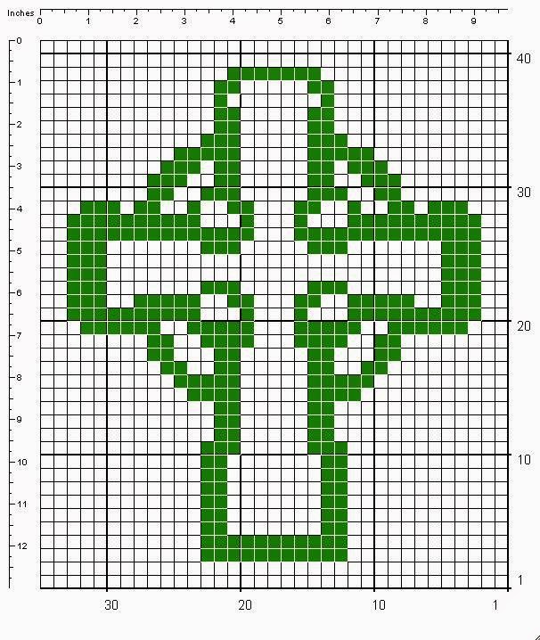 Filet Crochet: Crochet Filet Lacet Celtic Cross Irish St. Patrick's Day ...