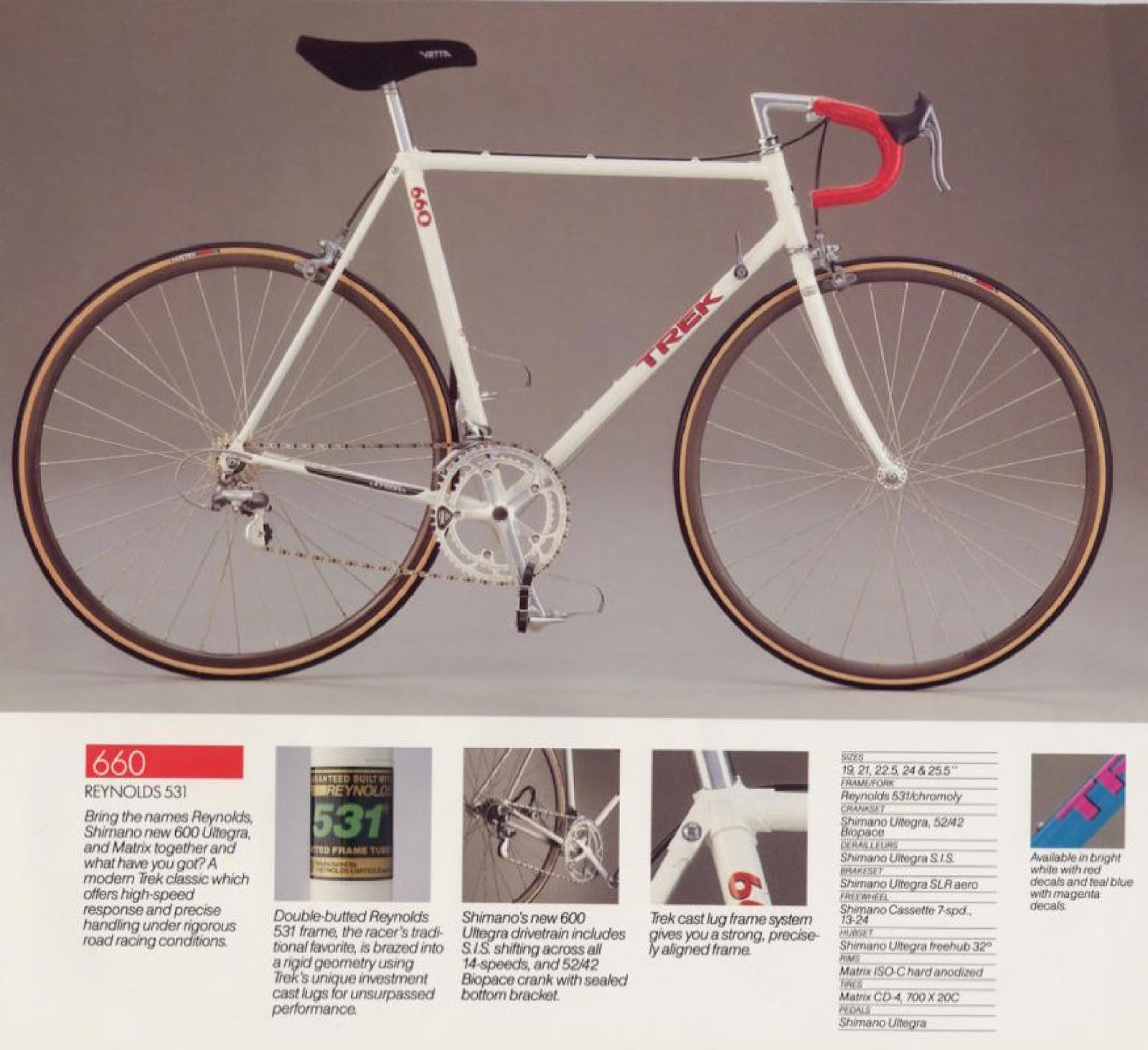 CATALOGUES TREK: TREK 1988