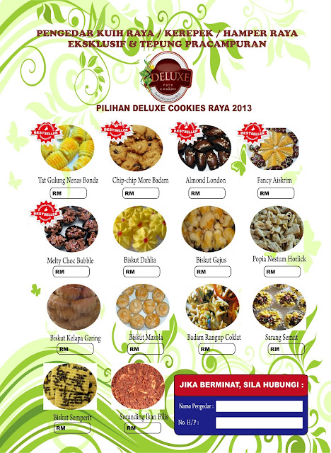 BISKUT RAYA 2022 - MURAH,SEDAP, HOMEMADE : Nak Duit Belanja Raya 2013 ...