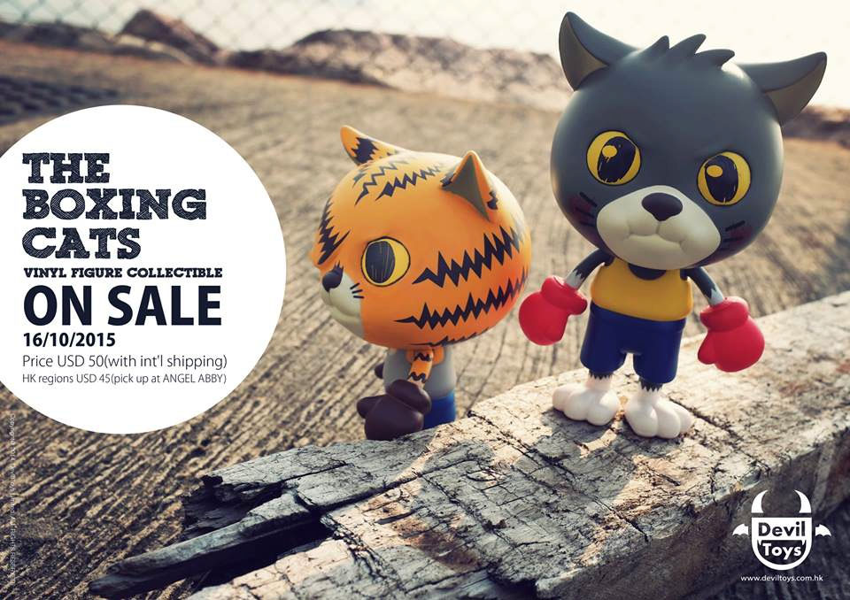 THE BOXING CATS Vinyl Boxer by KaiserLuna x Devil Toys Available Online ...