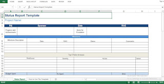 Status report template