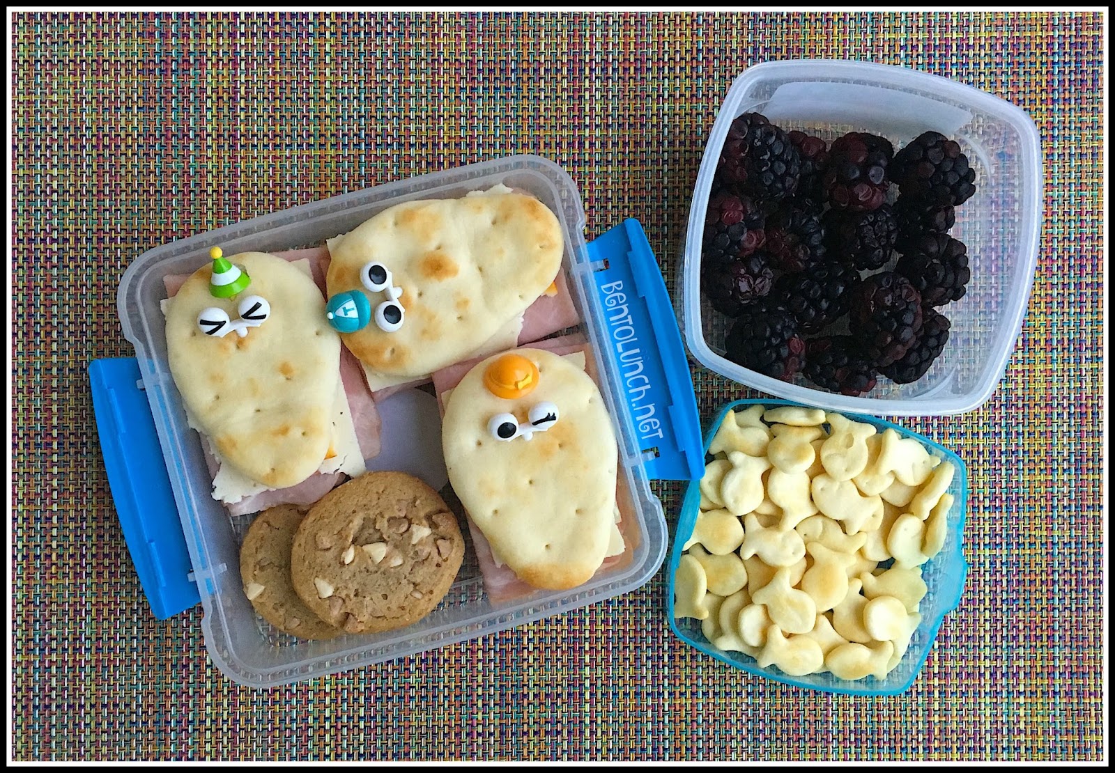 Happy Face Sandwich Bento