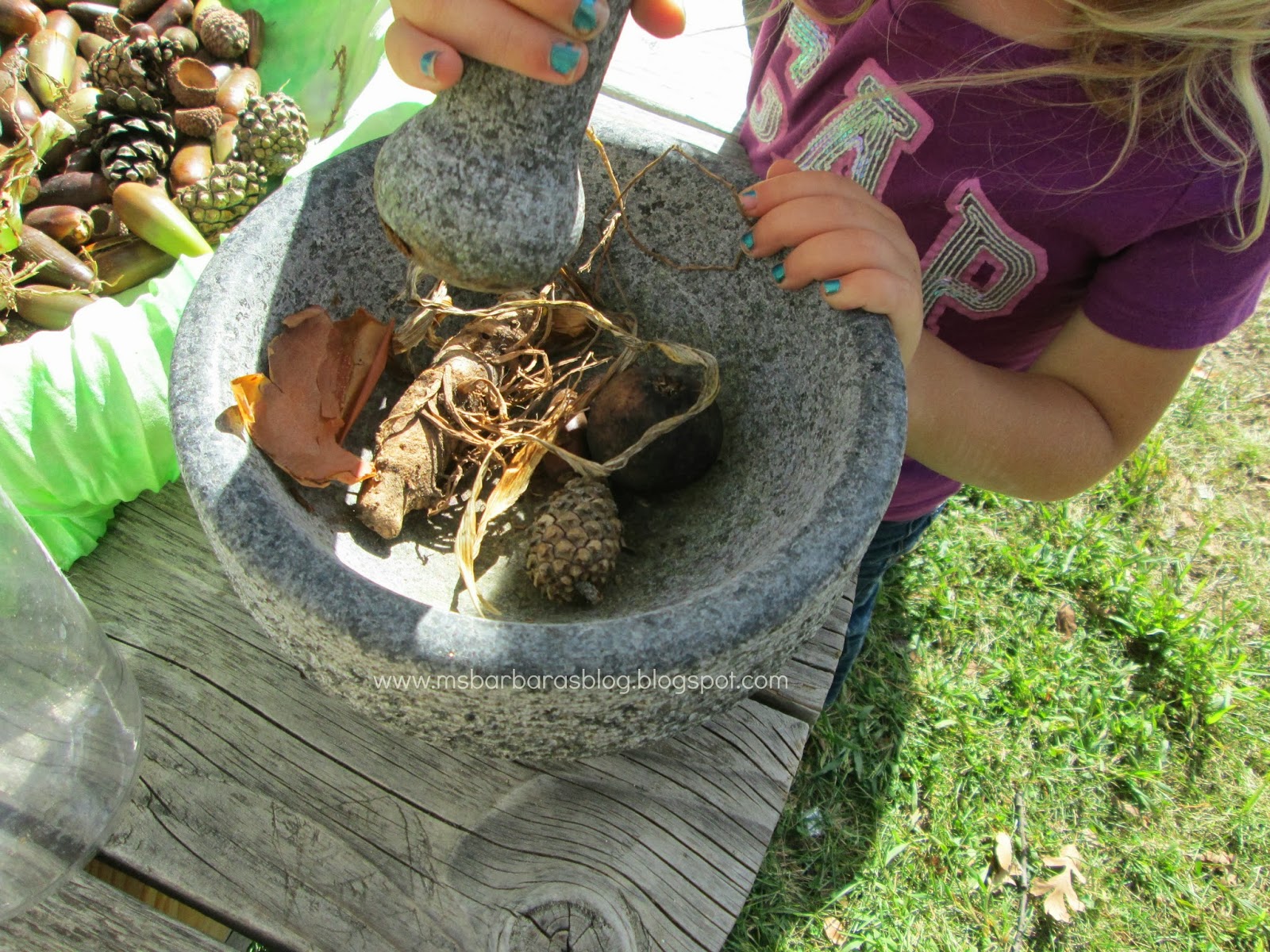 For the Children: Fall Explorations with Natural Materials