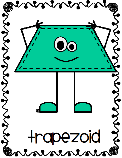 trapezoid.PNG (467×604) | Shape posters, Shapes for kids, Shapes preschool