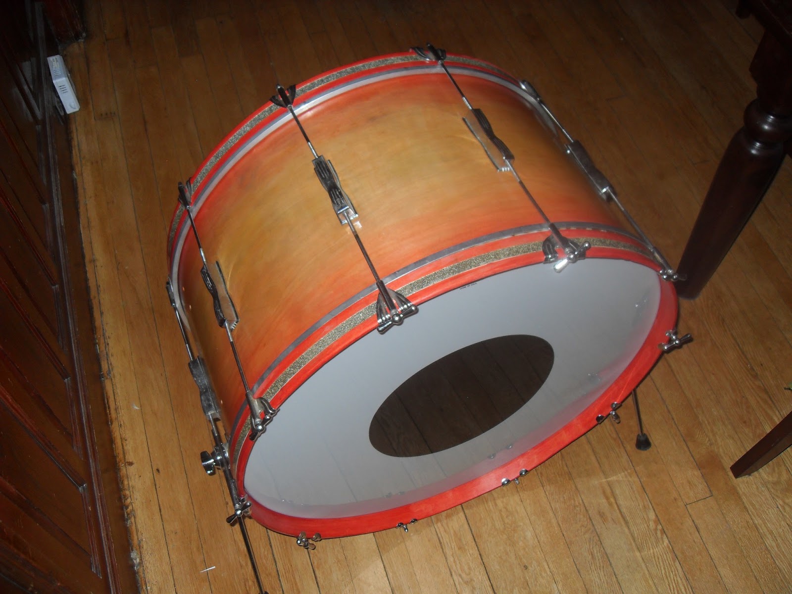 Brad's Gear Page: Refinished (stained) Drum Kit