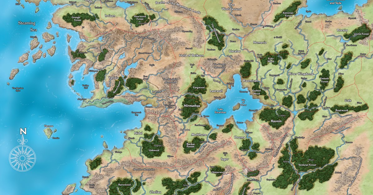 Treasures of Osirion: Map of Golarion