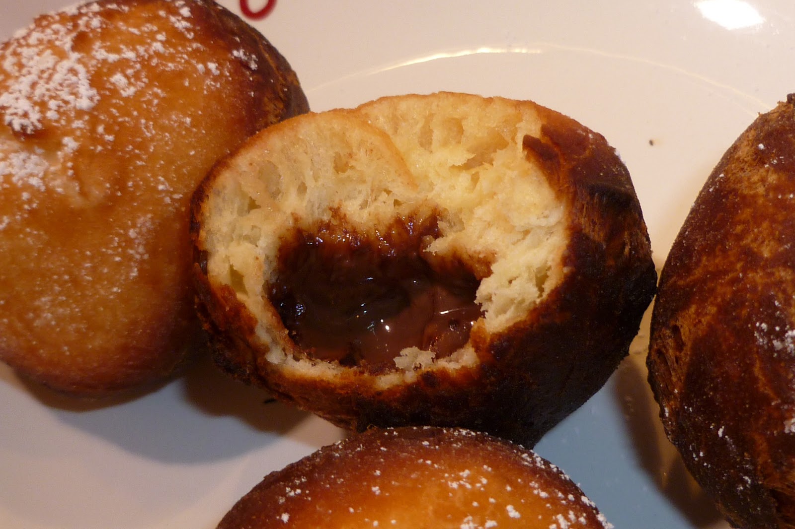 The Pastry Chef's Baking: Chocolate Chip & Caramel-Filled "Beignets"