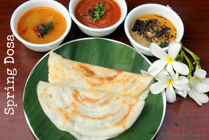 Spring Dosa - Ribbons to Pastas