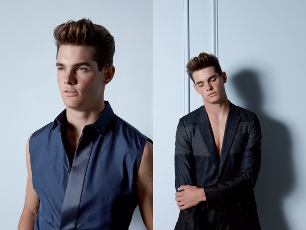 Andrew Rohrbach by Milan Vukmirovic | Blue Mood | Homotography