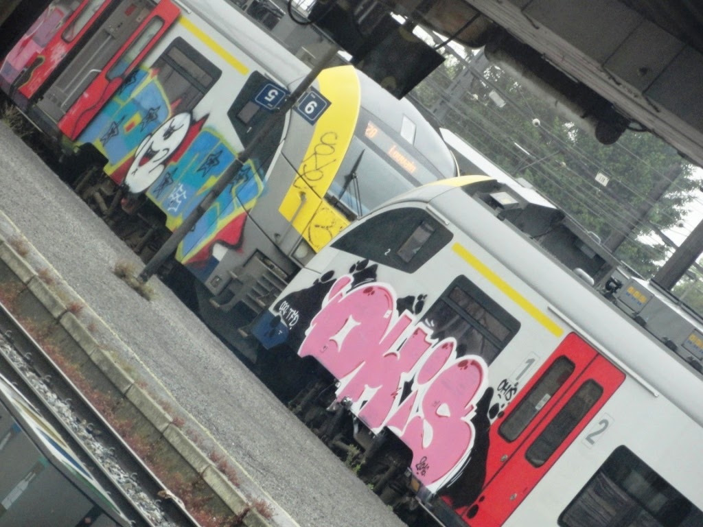 RED DEVIL Art on Train