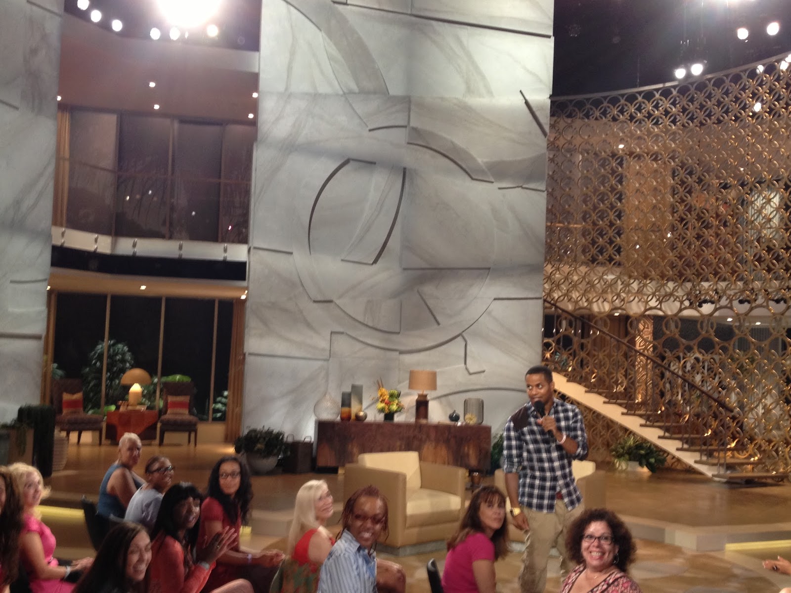 Bon jour: The set of the Queen Latifah Show