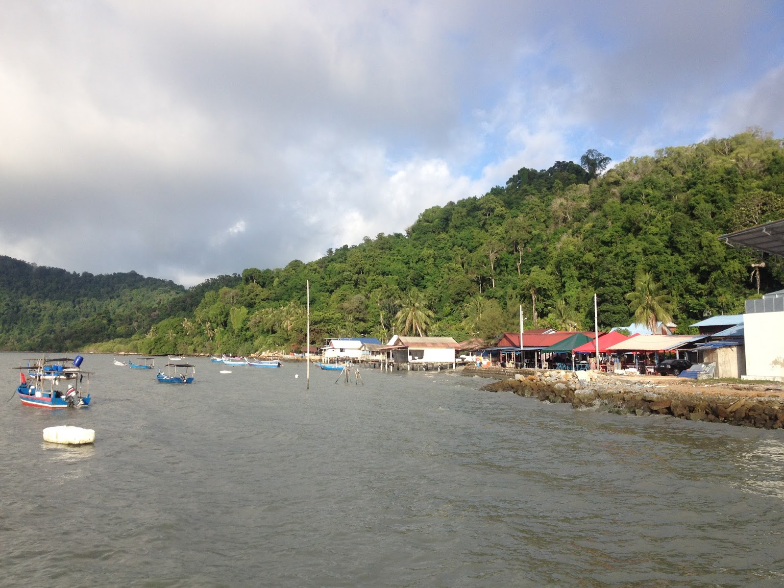 茶トラ猫: Malaysia/Penang─到寧靜小漁村teluk tempoyak看日出