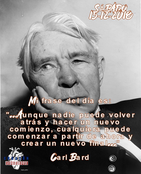 FRASES DEL DÍA, MOTIVACIÓN Y ALGO MÁS: Carl Bard