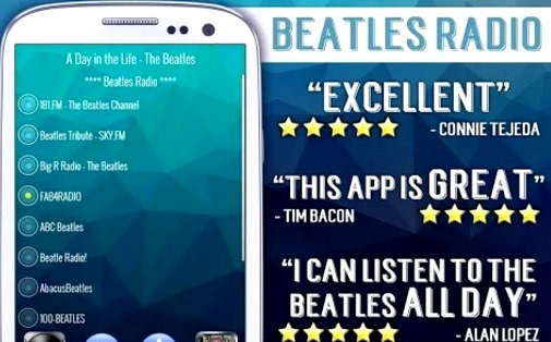 APP PARA OUVIR A MÚSICA DOS BEATLES NO SEU SMARTHPHONE