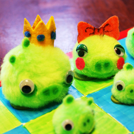 LMD Studio Sketch-n-blog: Angry Birds Chess {I Made it Monday}