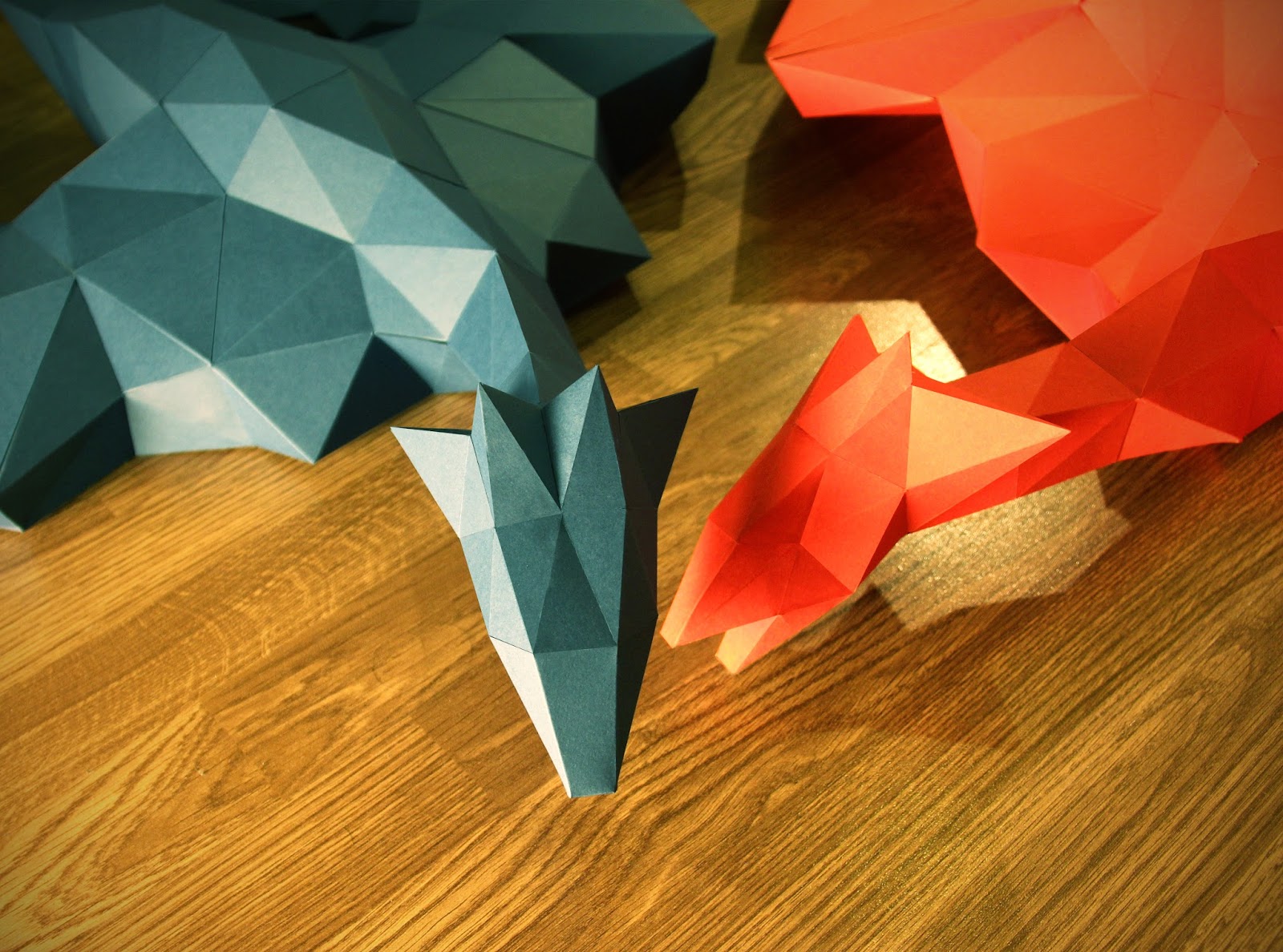 Polimind Papercraft Designs | Polygone Kunstwerke DIY im Crowdfund ...