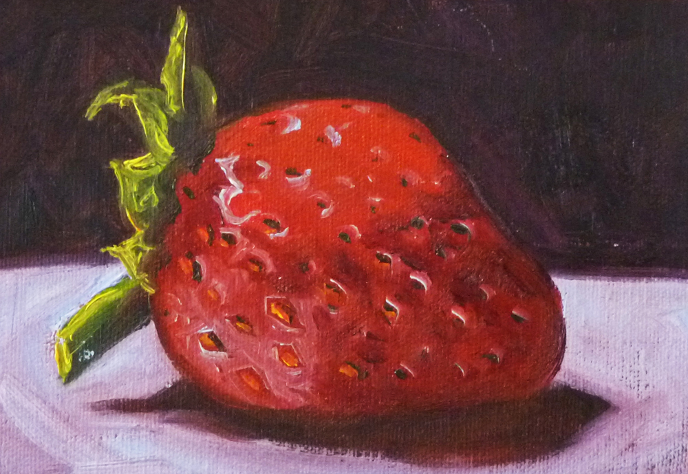 Strawberries Painting