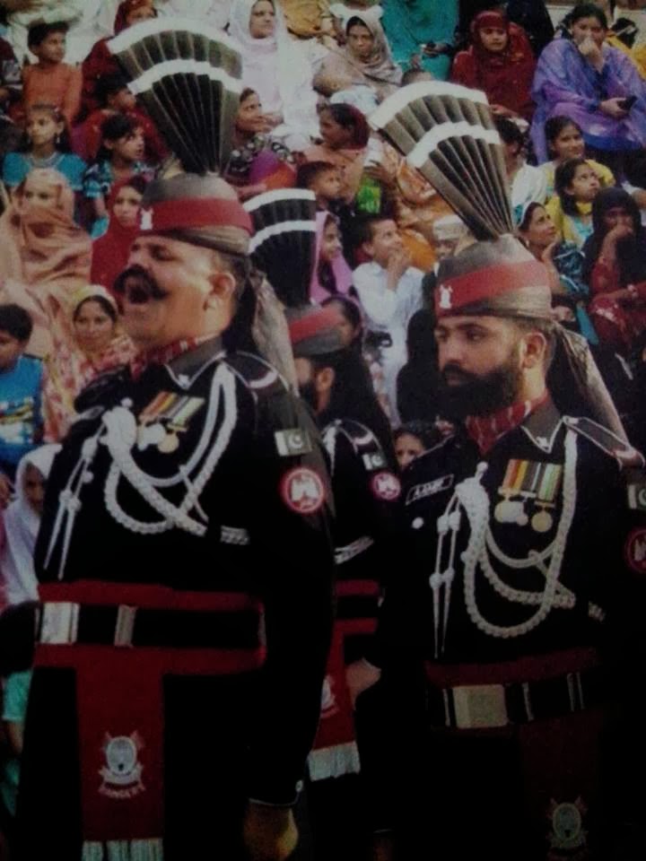 Pakistan Rangers at Wahga Border Check Post