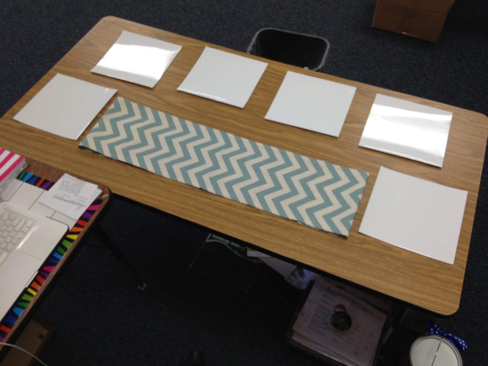 Ms.M's Blog: Monday Made It: Write and Wipe Table Spots