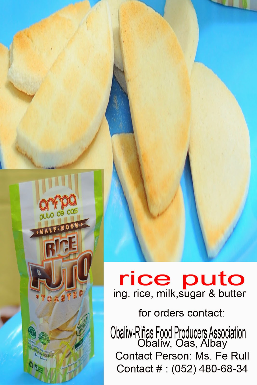 DTI CARP BIKOL Products: Oas Rice Puto of Albay, Philippines