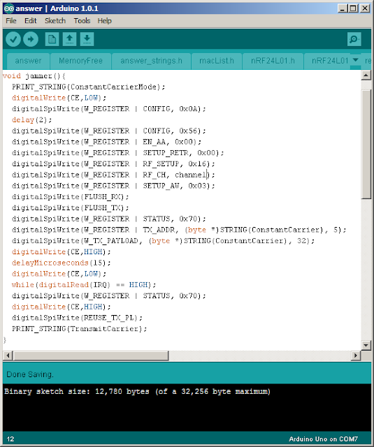 Taylor Killian: Turning Point Clicker Emulation with Arduino and nRF24L01