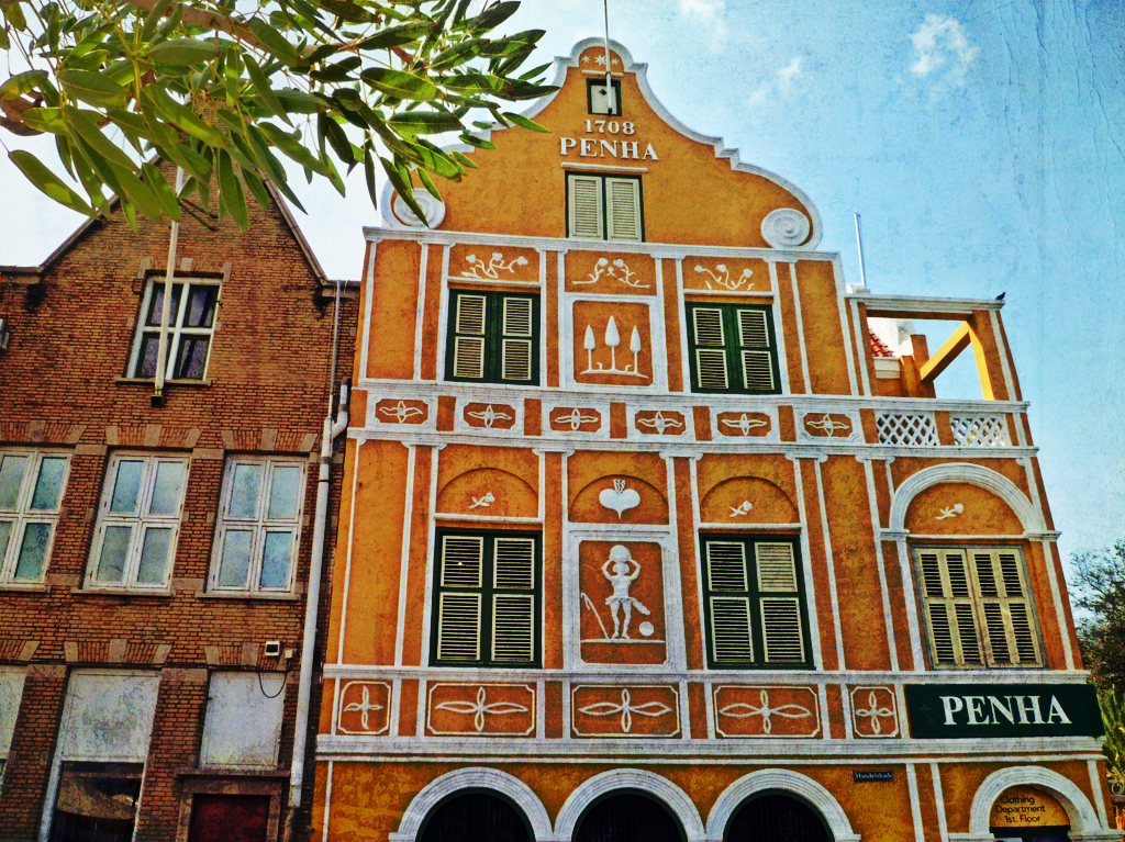Pixel Dust Visions: Penha Building, Curacao