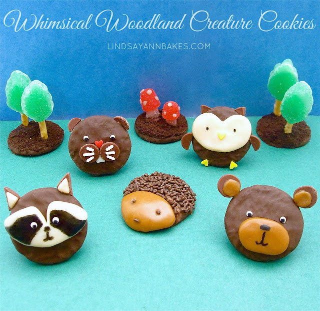 Whimsical Woodland Creature Cookies - The Lindsay Ann
