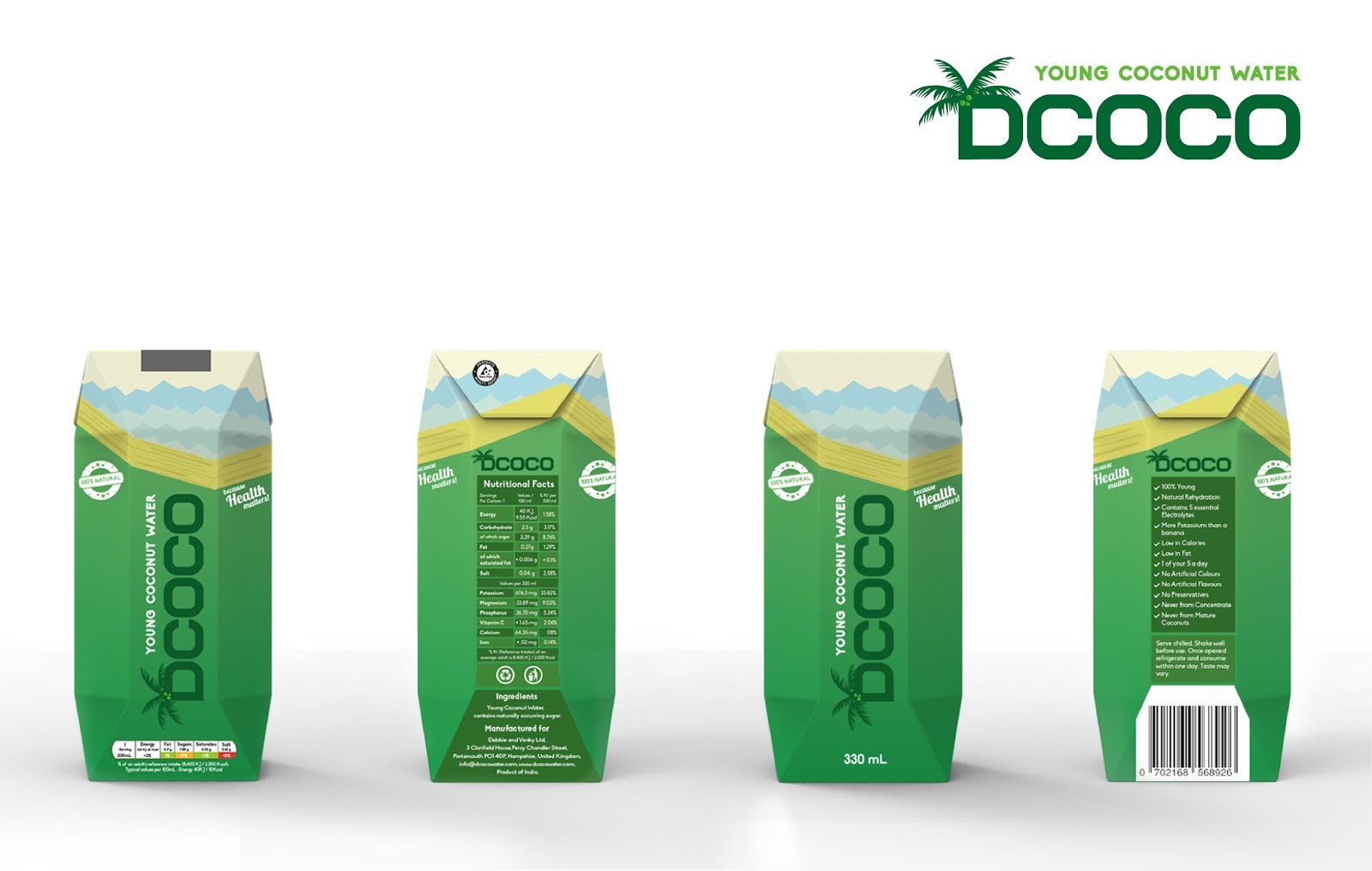 DCOCO Coconut Water – Packaging Of The World