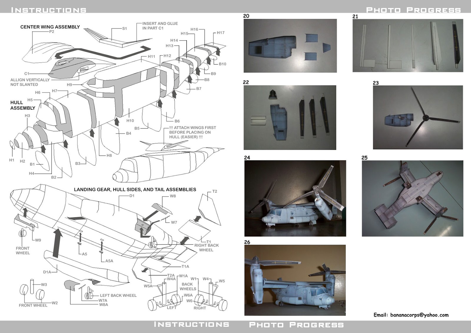 REPAPSTUDIOS.blogspot.com: V-22 OSPREY PAPER MODEL