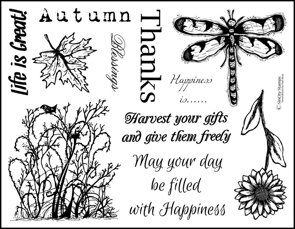 Pam Bray Designs: A Girl with Flair: FALL AND HALLOWEEN STAMP SETS ...