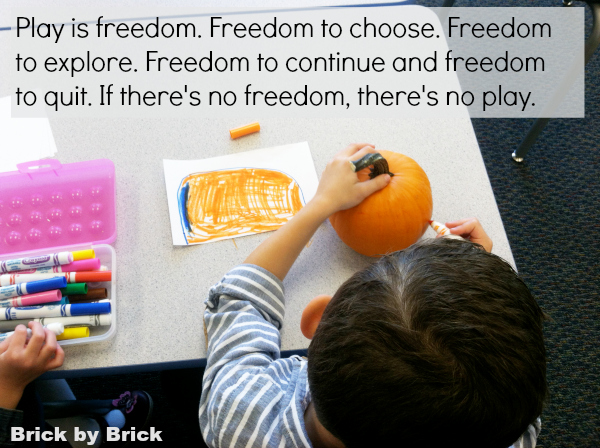 Brick by Brick: Play Is Freedom