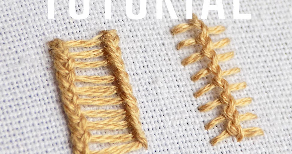 Ladder & Loop stitches tutorial - Stitch Floral