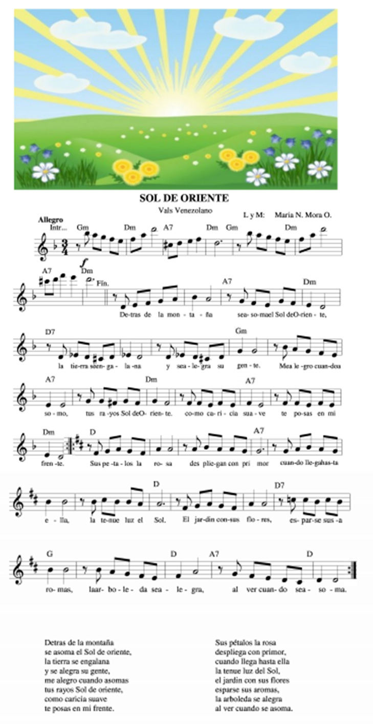 Canciones Infantiles: Sol de oriente